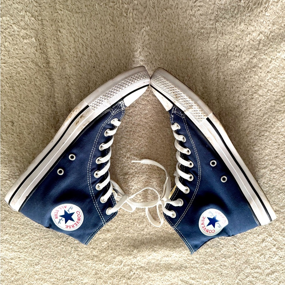 Navy Blue Men 8 Converse - Gem